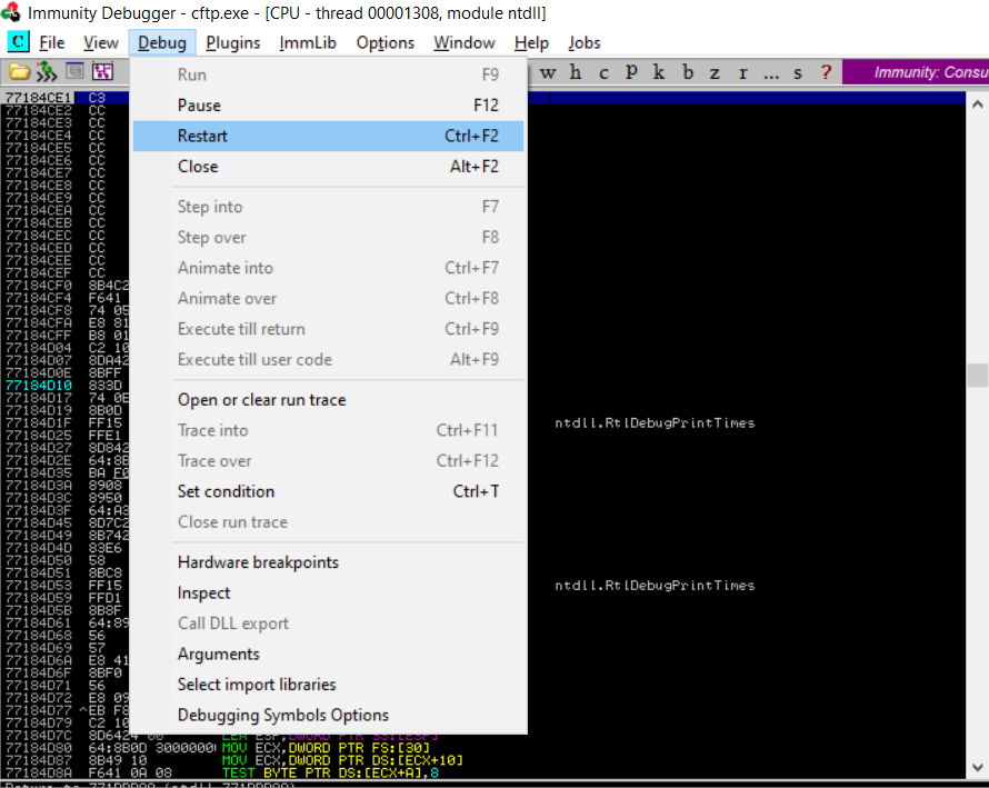 Developing Local Stack Overflow Exploit For Ftp Commander Pro 803 Learn Exploit Development